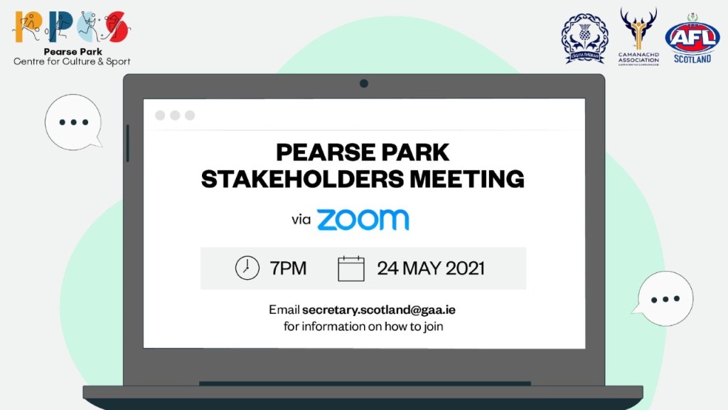Stakeholders Meeting- Pearse Park Planning and Development – Pearse ...